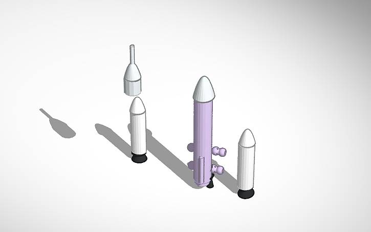 3D design Copy of NASA Rocket | Tinkercad