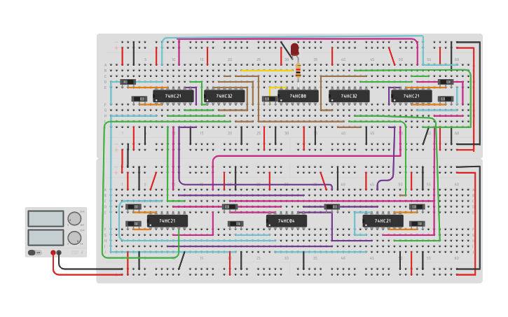 Circuit design lab 3 (8x1) mux | Tinkercad Circuit design lab 3 (8x1) mux | Tinkercad