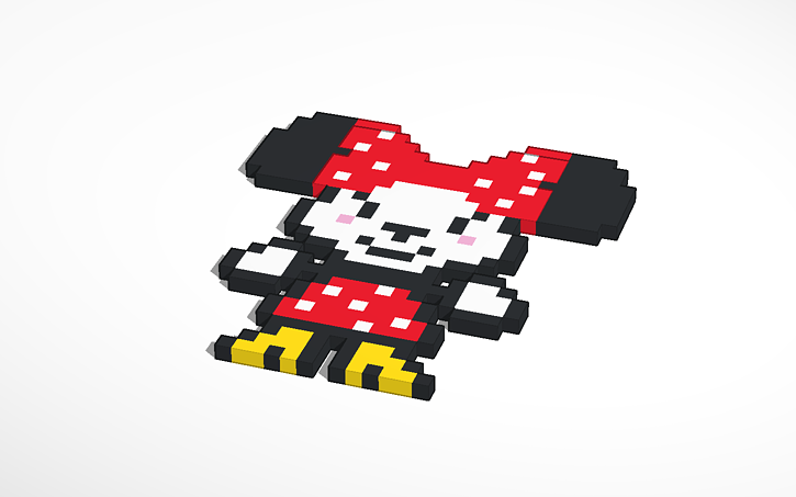 3D design Minnie Mouse | Tinkercad