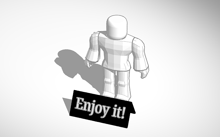 3d Design Customizable Roblox Character Tinkercad