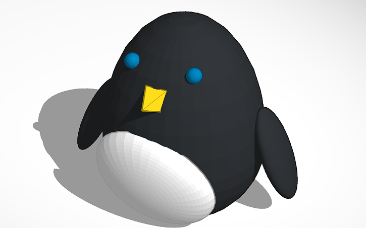 3D design Penguin - Tinkercad