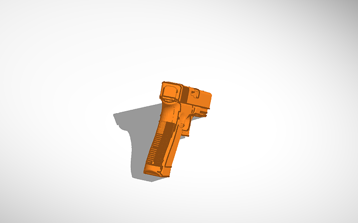 3D design Glock 17 Full Size - Tinkercad