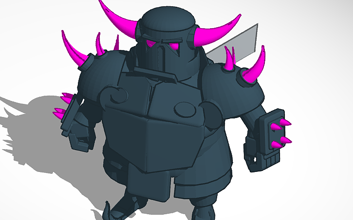 3D design THE PEKA From clash of clans - Tinkercad