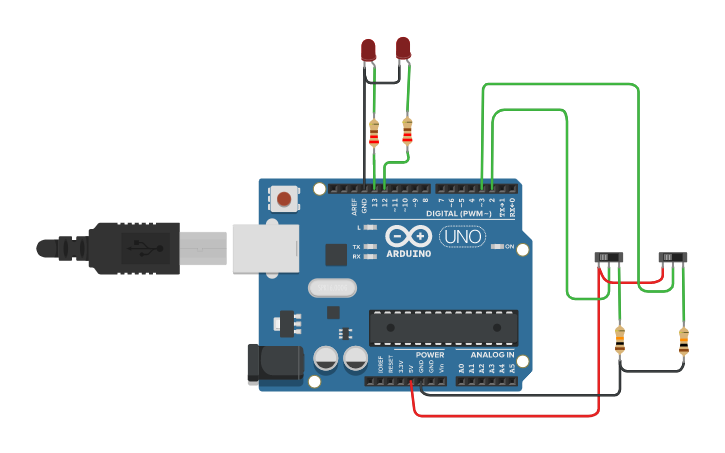 Circuit design 2-1 | Tinkercad
