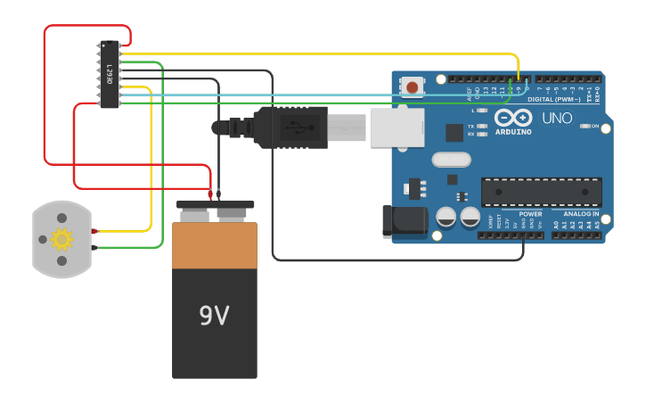 Circuit design Fatima Ebrahim - Mini Project 6 Code A | Tinkercad