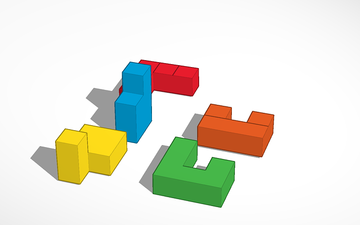 3D design Puzzle Cube - Tinkercad