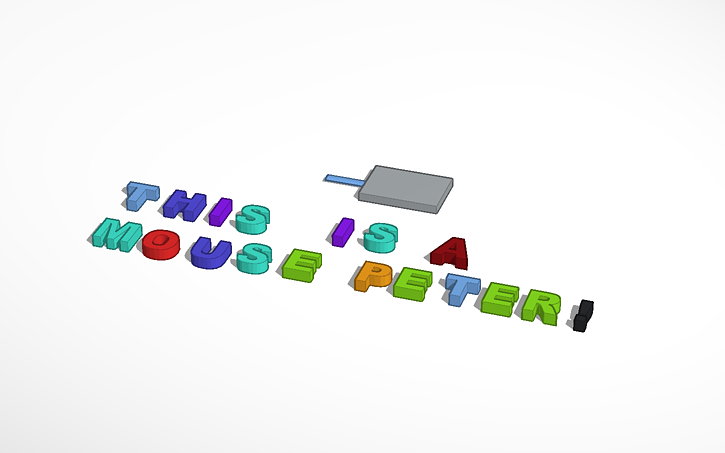 3D design MOUSE | Tinkercad