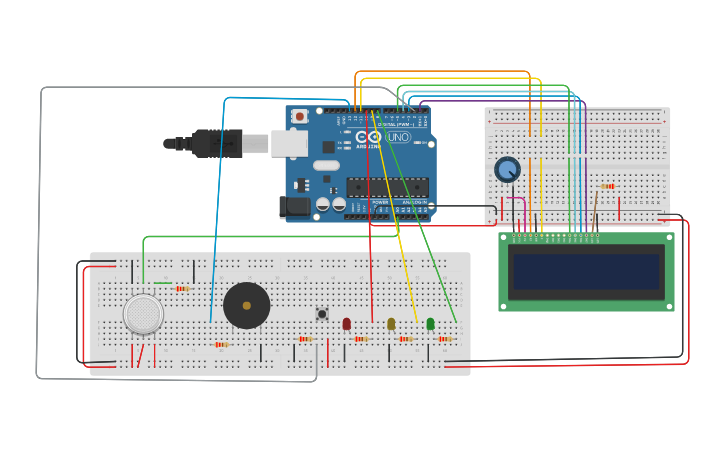 Circuit Design Arduino Smoke Sensor Tinkercad 9619