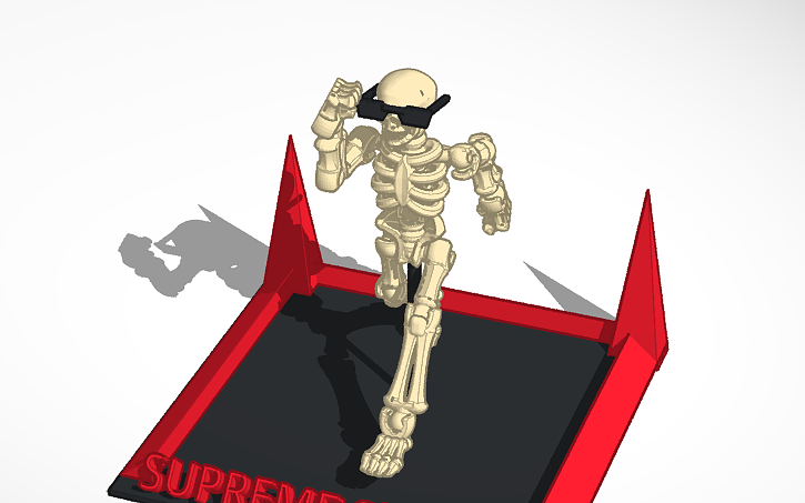 3D design Sans boi - Tinkercad