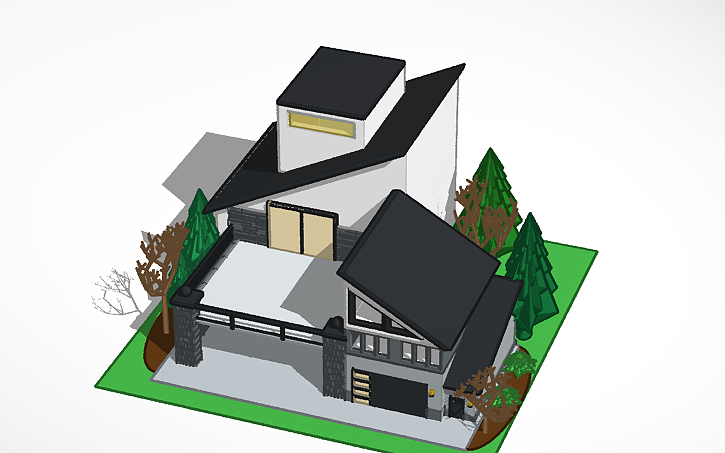 3D design Modern Home - Tinkercad