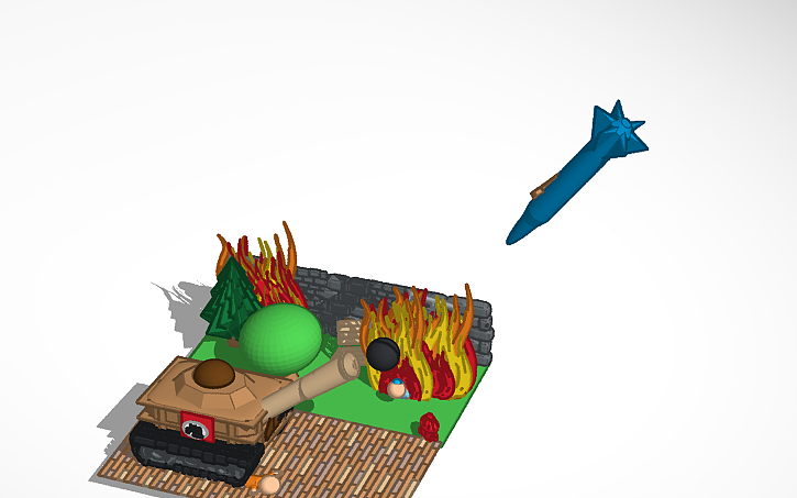 3D design Adolf tankler - Tinkercad