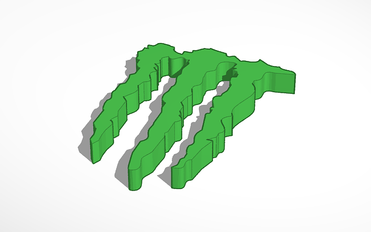 3D design Monster Logo - Tinkercad