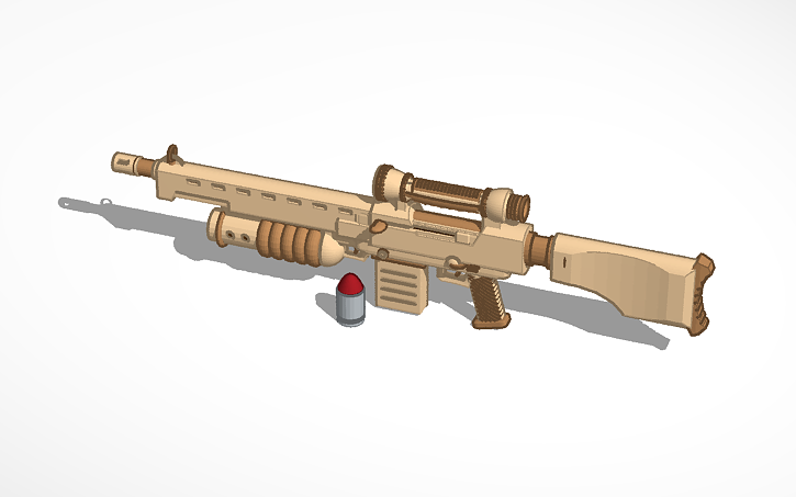 3D design Grenade Launcher - Tinkercad