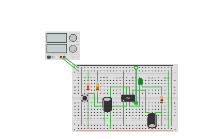 Circuit design actividad 4 | Tinkercad