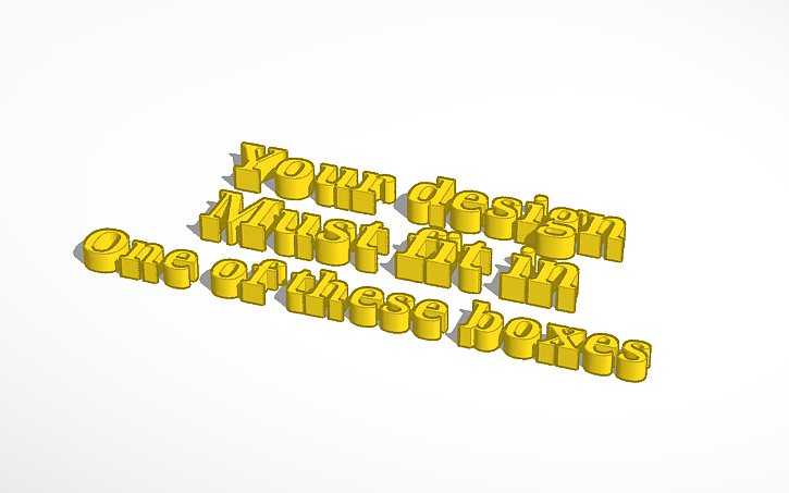 3D design 3D print test boxes | Tinkercad