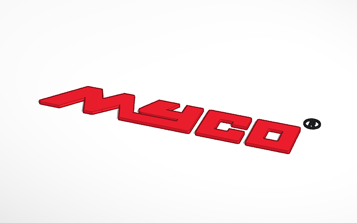 3D design MYCO LOGO | Tinkercad