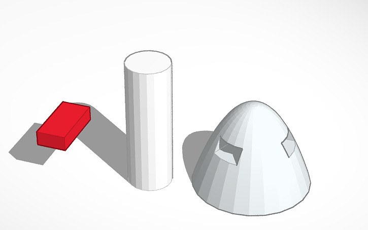 3D design rotor-molino - Tinkercad