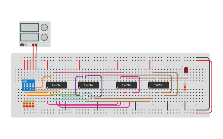 Circuit design Practica - Tinkercad
