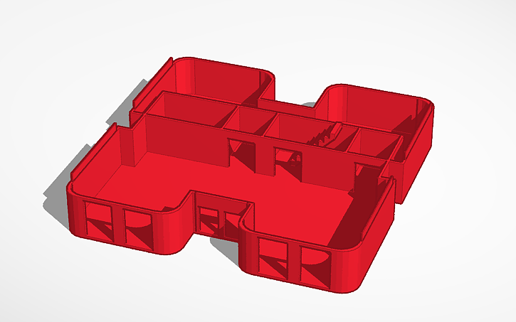 3D design Ground floor - Tinkercad
