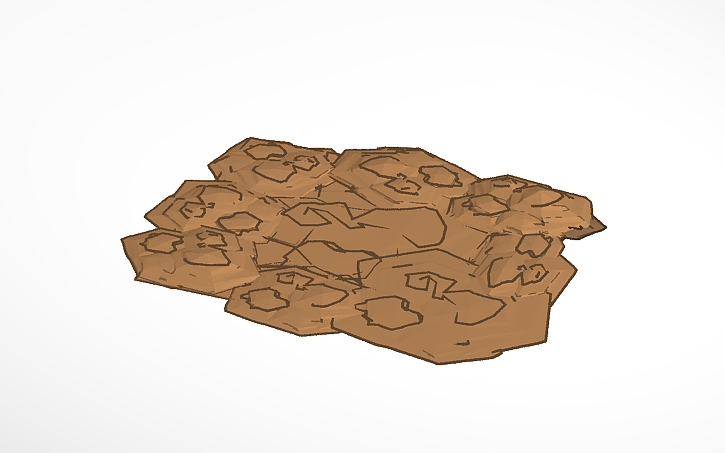 3D design Terrain - Tinkercad