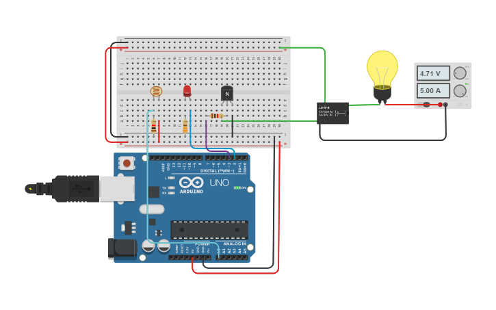 Circuit design Programación Analog | Tinkercad