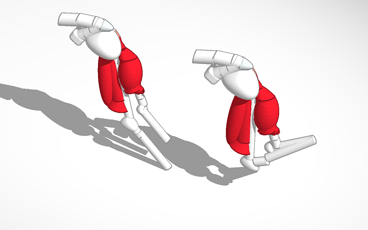 3D design Muscular Arm System - Tinkercad