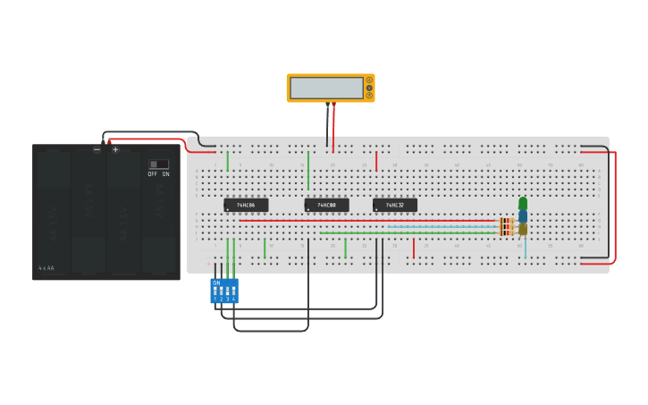 Circuit design ErviLidyaWati_Assignment1 - Tinkercad