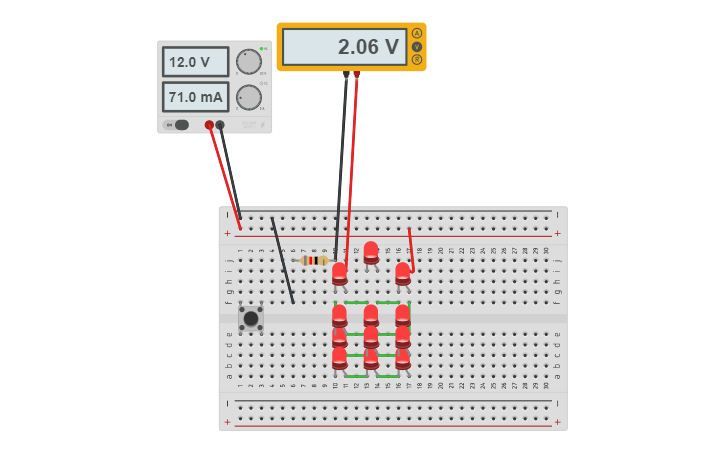 Circuit design resistencia R | Tinkercad
