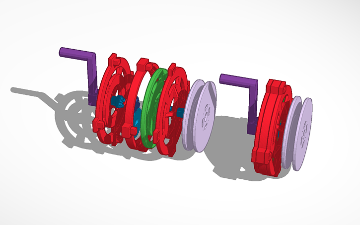 3D design Single Planetary Gear System (Exploded and Assembled) | Tinkercad