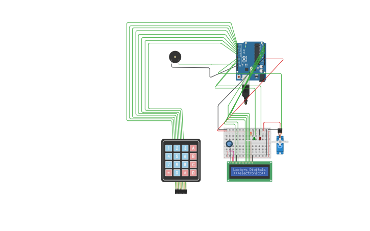Circuit Design Copy Of Noemi Negron Cerradura Electronica Para Lockers Tinkercad