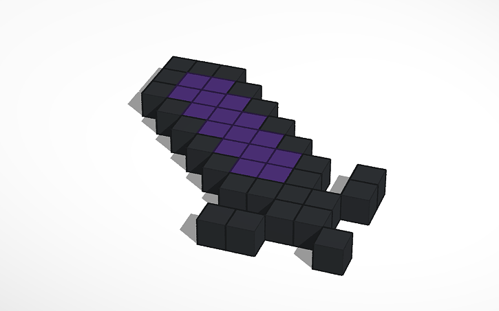 3D design Fantastic devil blade for minecraft | Tinkercad