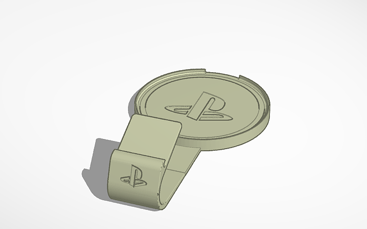 3D design ps5 stand - Tinkercad