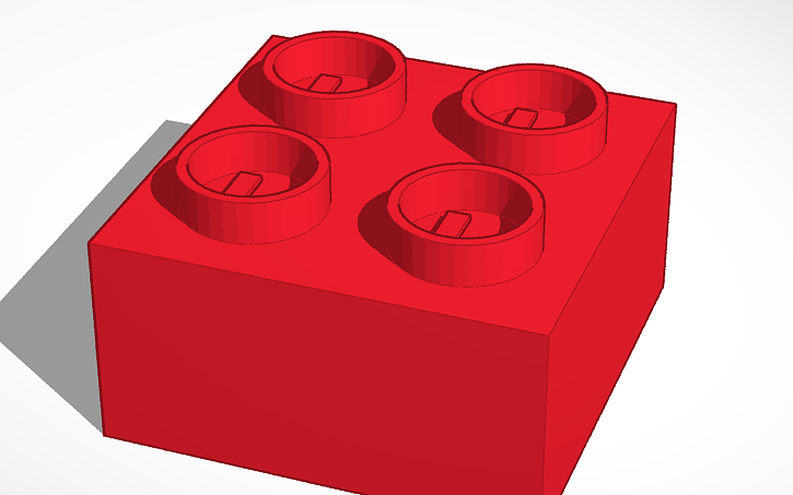 3D design A LEGO Brick | Tinkercad