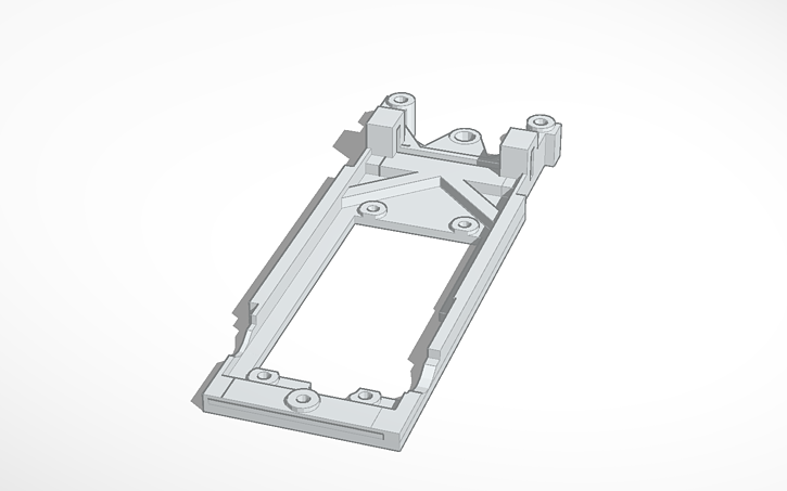 3D design spirit peugeot 205 1/32 scale slot car chassis to slot.it wip ...