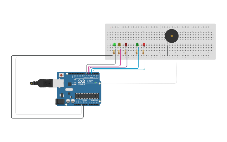 Circuit design Arduino | Tinkercad