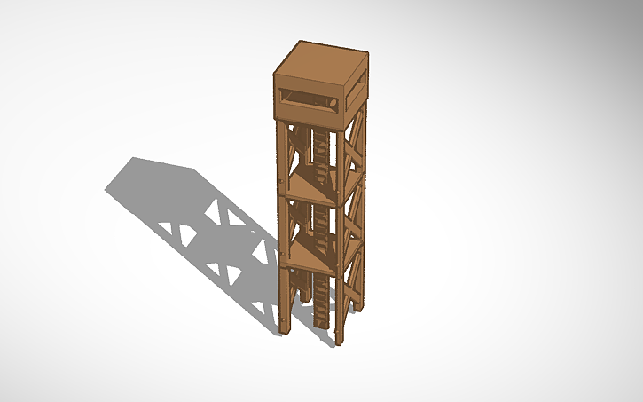 3D design Watch Tower - Tinkercad