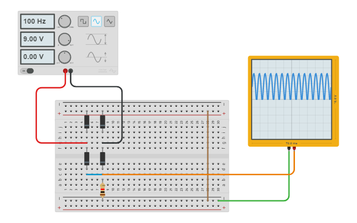 Circuit design Montaje en Paralelo - Tinkercad