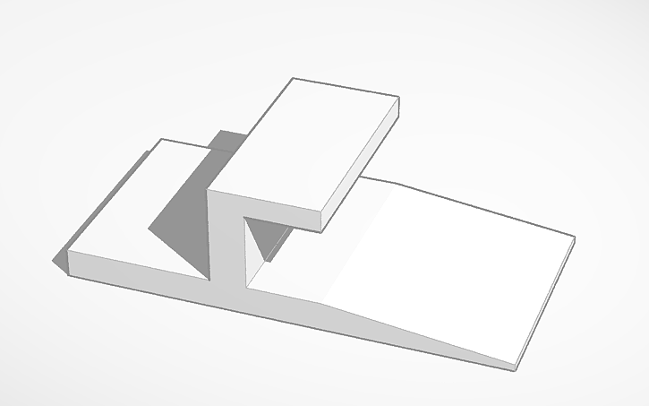 3D design wolkje staander - Tinkercad