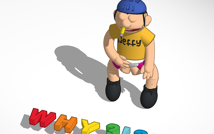 3D design Jeffy The Rapper | Tinkercad