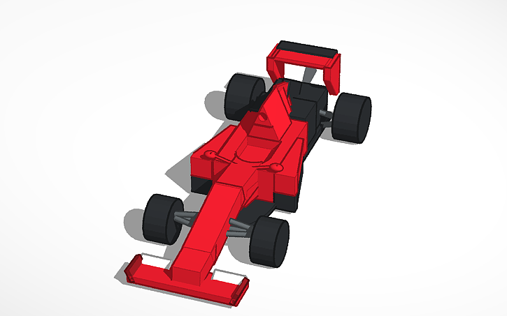 3D design FIA Formula 1 Ferrari Car - Tinkercad