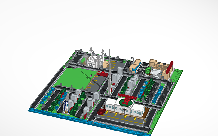 3D design Group 2 Science PT Smart City 9-Mendeleev - Tinkercad