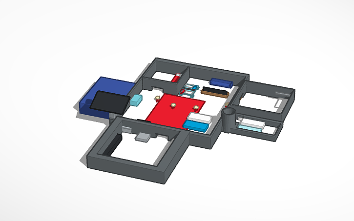 3D design BUNKER FALLOUT - Tinkercad