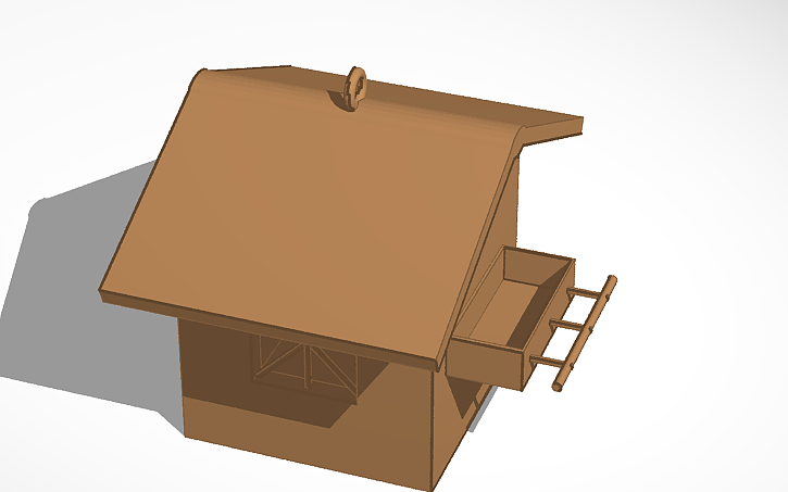 3D design Birdhouse 2.0 DELUXE - Tinkercad