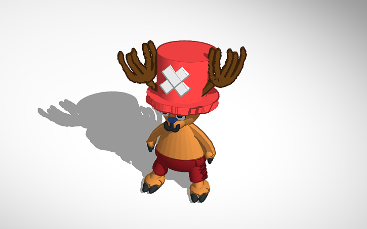 3D design Chopper (One Piece) - Tinkercad