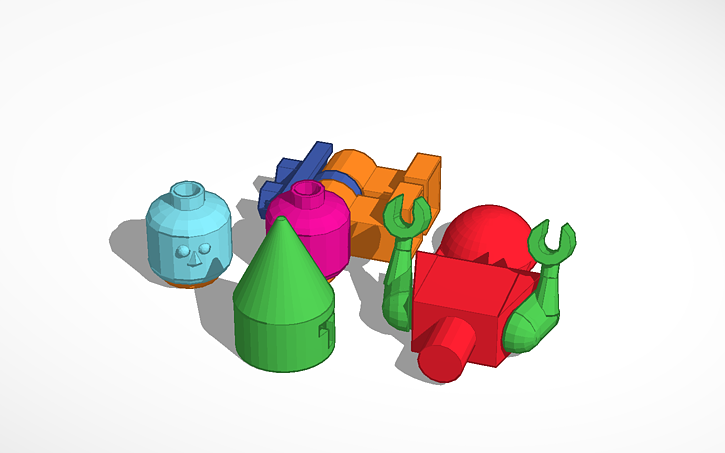 3D design lego person | Tinkercad