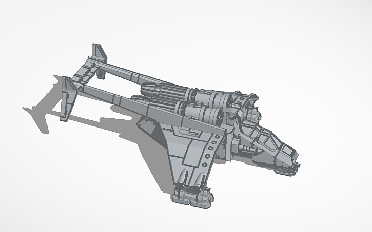 3D design Valkyrie 40k - Tinkercad