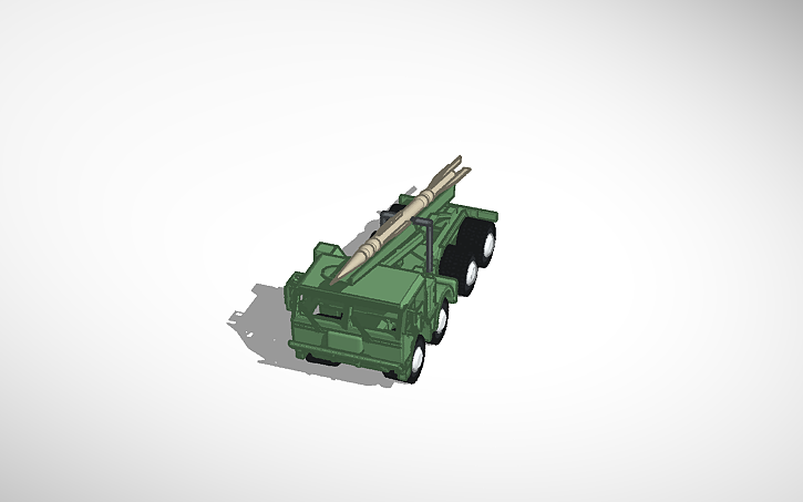 3D design Luna-M 8x8 9k52 Frog-7 [USSR] - Tinkercad