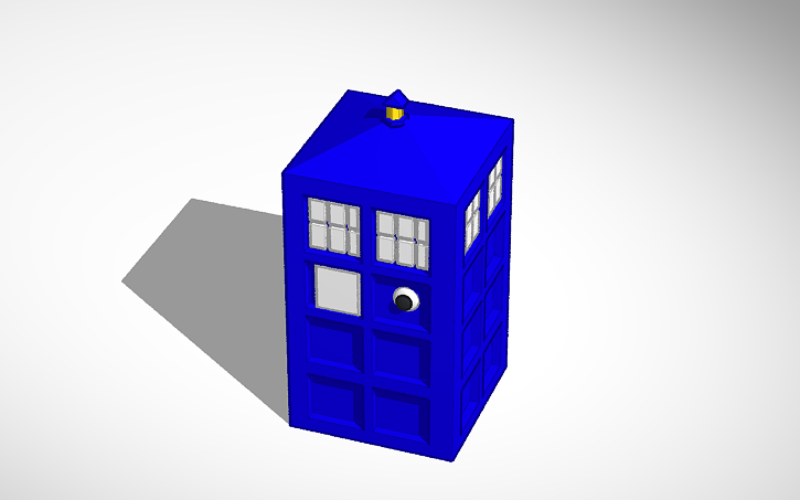 3D design Tardis | Tinkercad