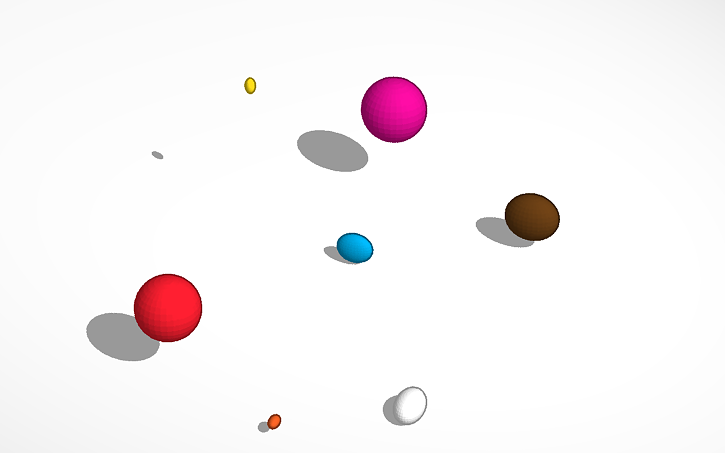 3D design Constellation Example - Tinkercad