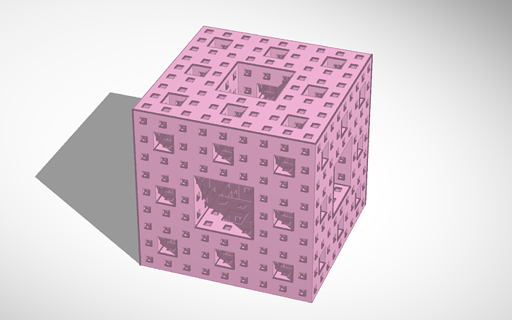3d Design Fractal Zachary Tinkercad